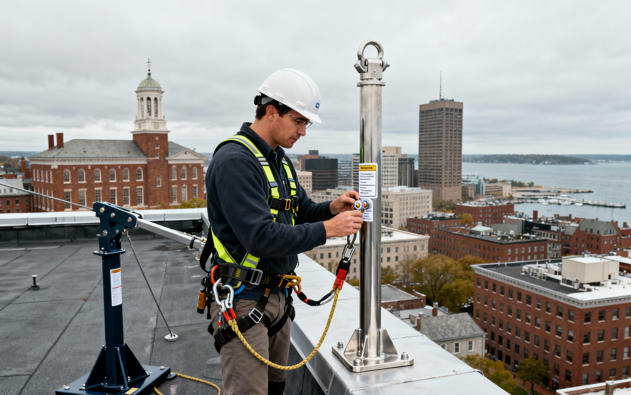 Choosing the Right Roof Anchor for Boston Buildings - American Anchor